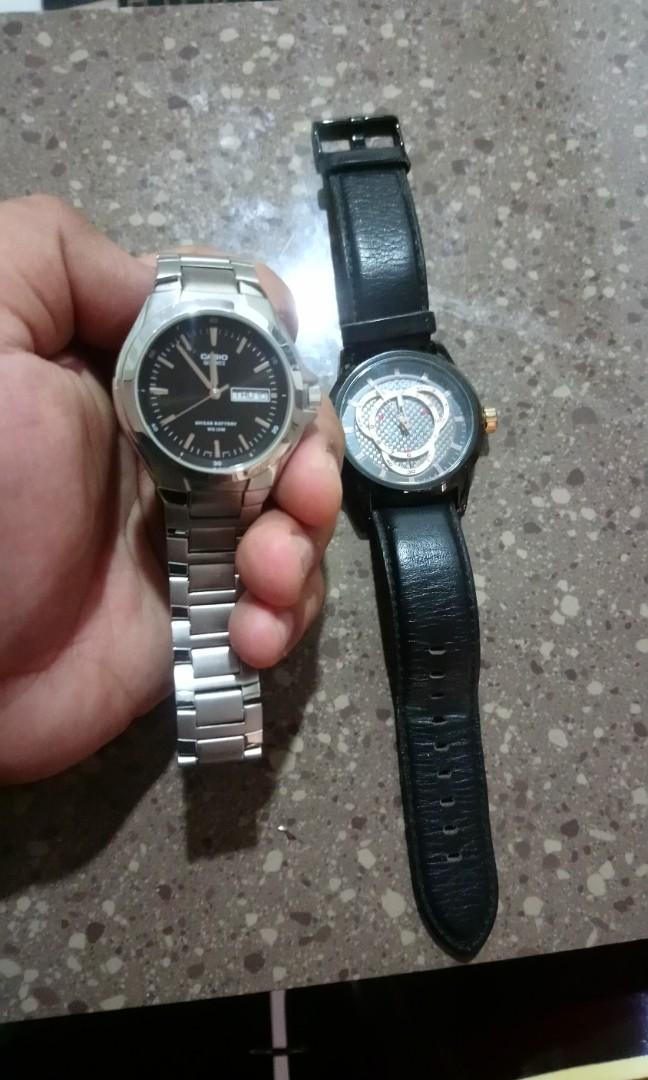 Police & casio watch, Men's Fashion, Watches & Accessories, Watches on ...