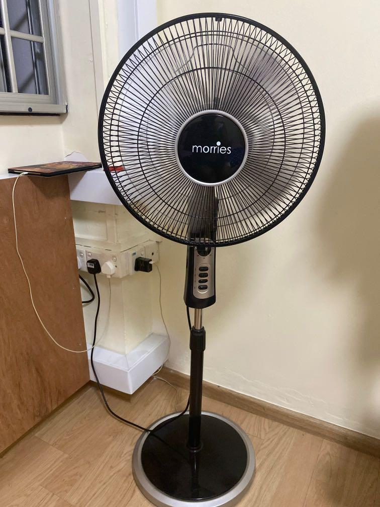 Powerful stand fan. Metal blades, Furniture & Home Living, Lighting ...