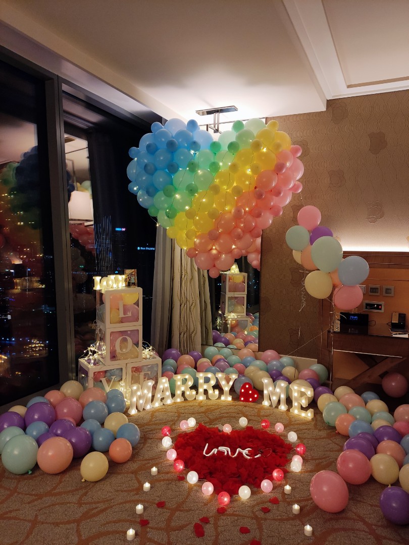 Proposal decoration setup, Hobbies & Toys, Stationery & Craft ...