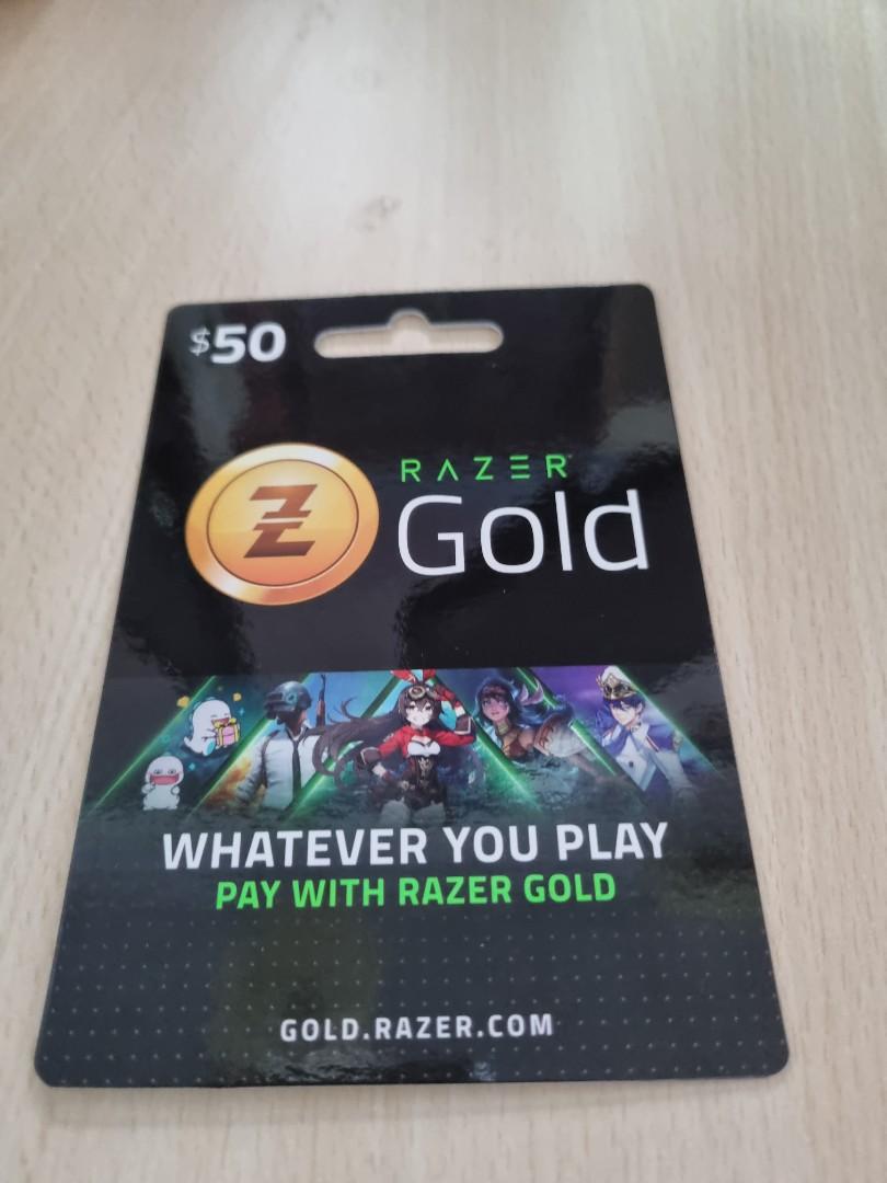 Razer Gold Card Pin, Hobbies & Toys, Toys & Games on Carousell