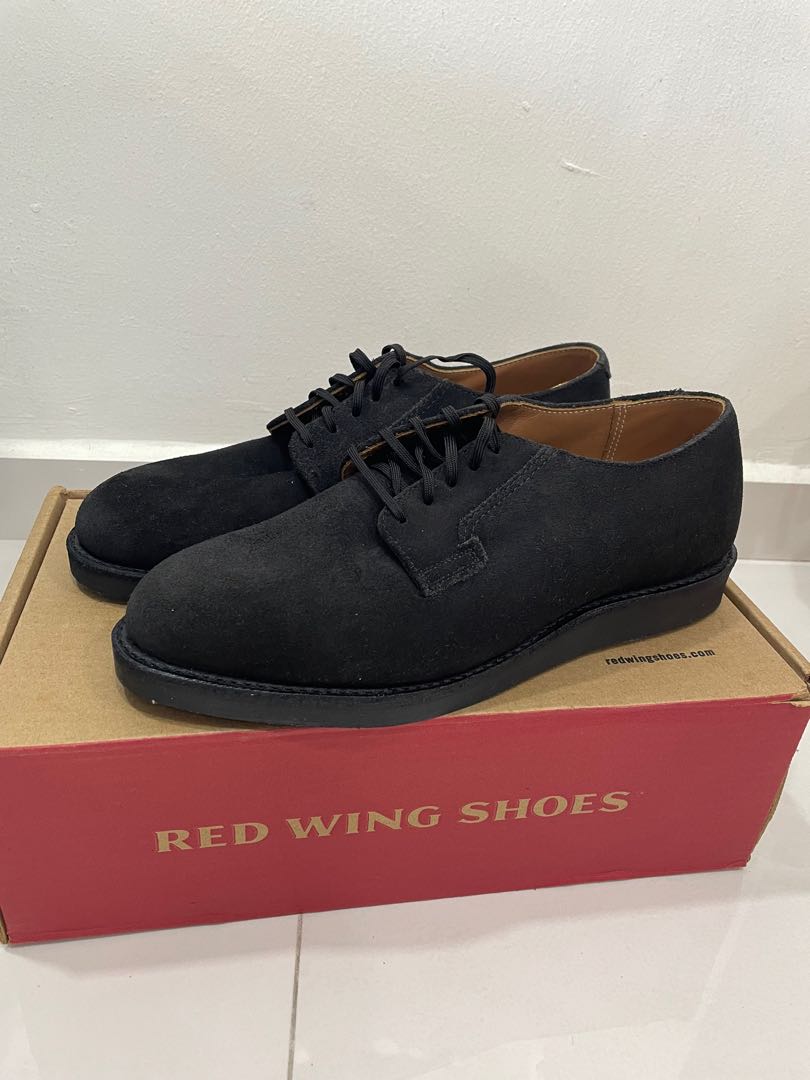 Red Wing 9112 Postman Oxford Suede Leather, Men's Fashion, Footwear ...
