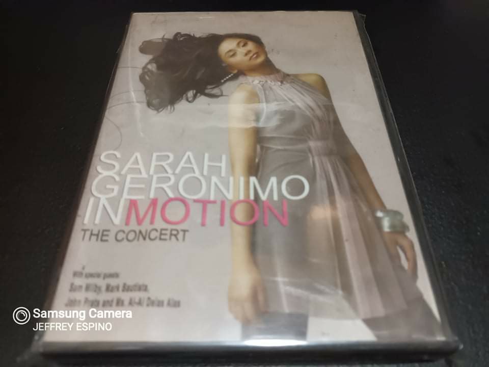 Sarah Geronimo In Motion Concert DVD opm, Hobbies & Toys, Music & Media ...