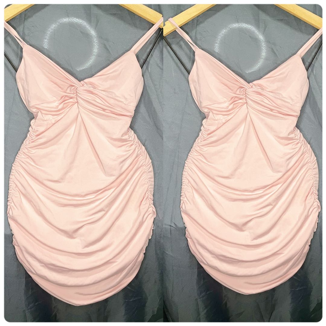 Scrunched dress, Women's Fashion, Dresses & Sets, Dresses on Carousell