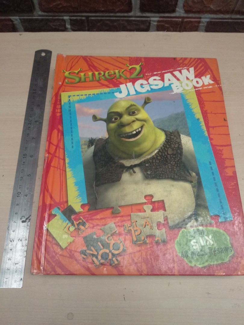 Shrek 2 Jigsaw Book with Six 48-piece Jigsaw Puzzles on Carousell