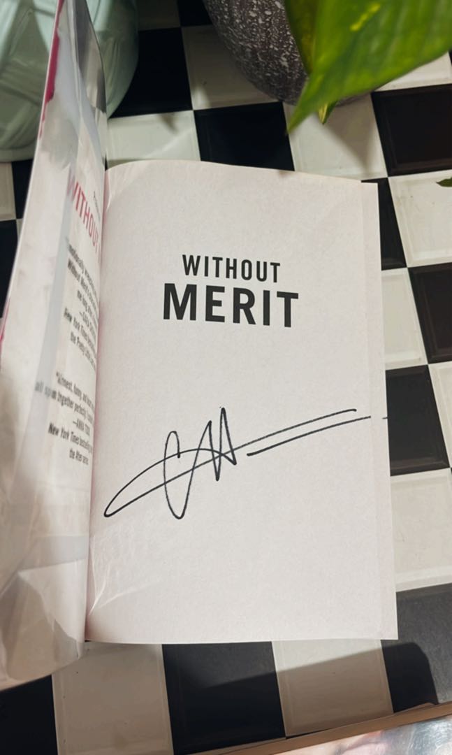 Signed Without Merit by Colleen Hoover, Hobbies & Toys, Books ...