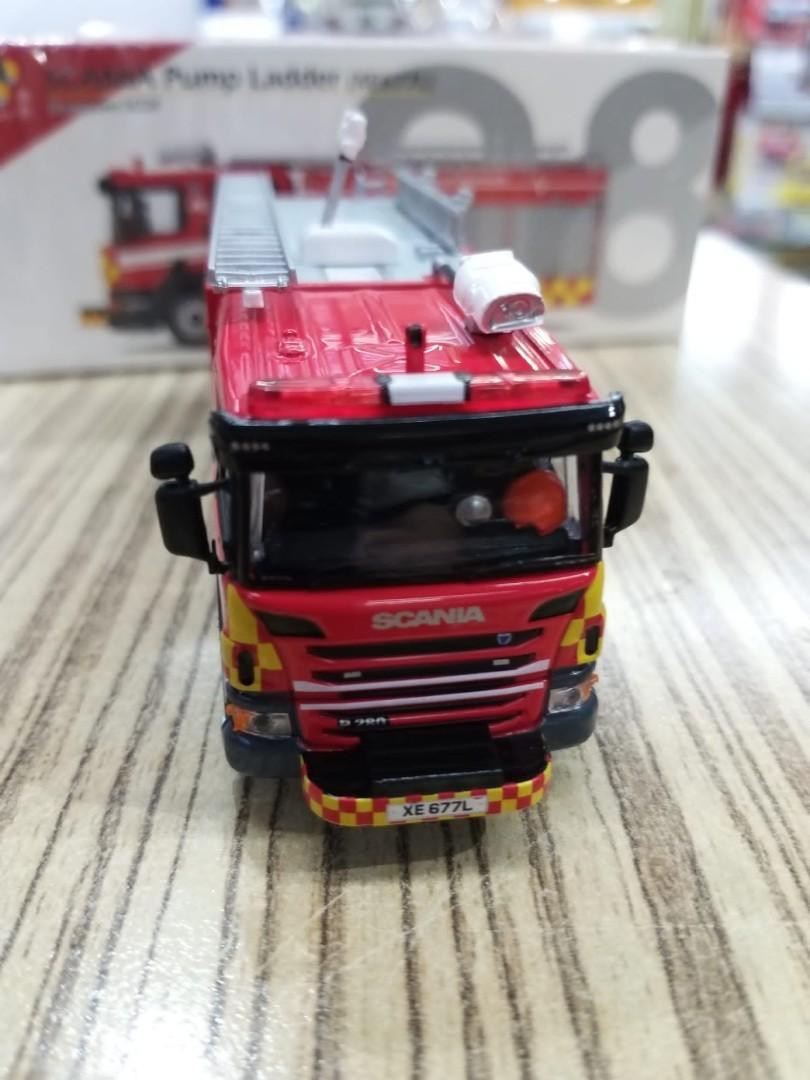 Singapore SCDF SCANNIA PUMP LADDER XE677L MODEL 1/76, Hobbies & Toys, Toys & Games on Carousell