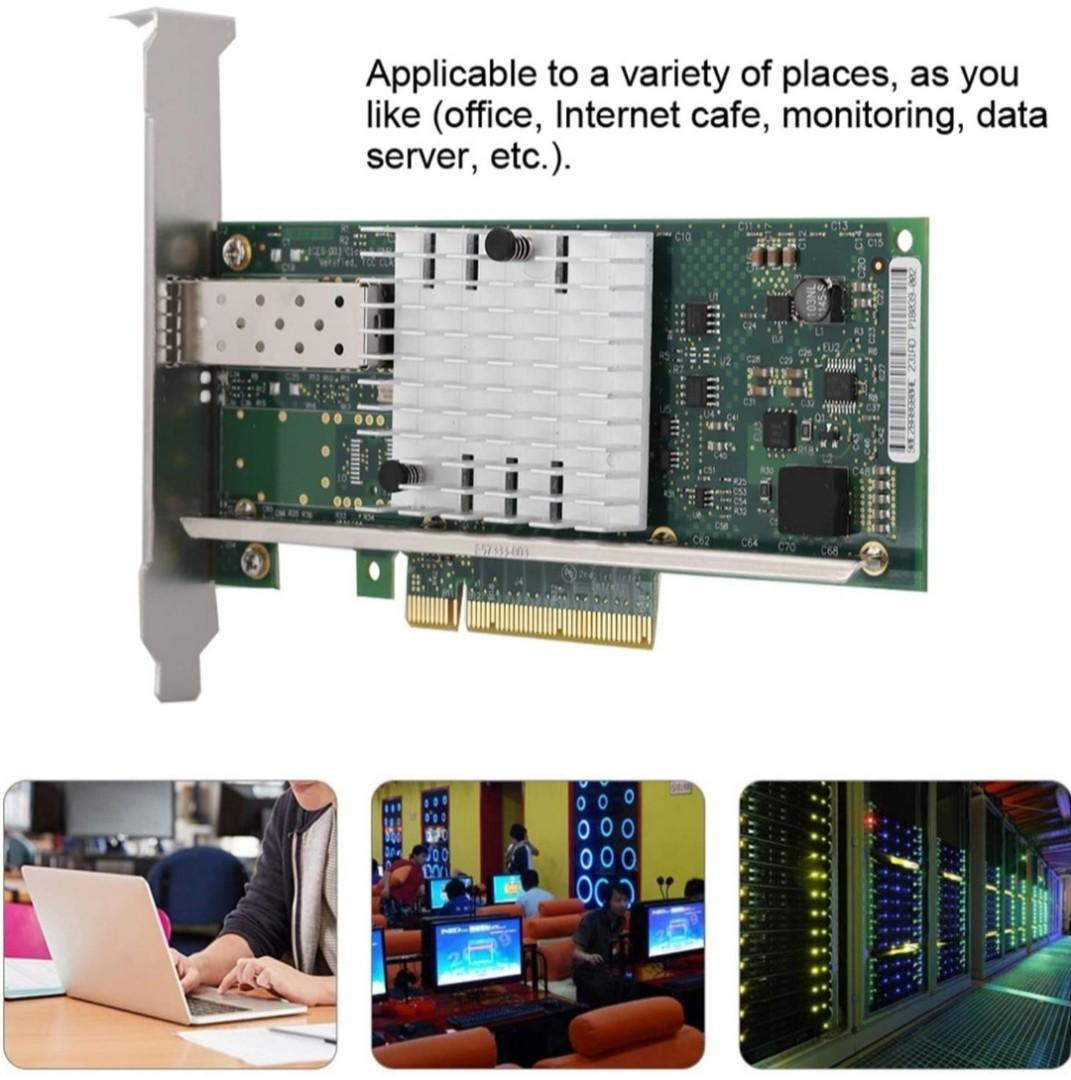 Single Port 10Gbps SFP Network Card,for Intel X520-SR1 10G 82599EN SFP+ ...
