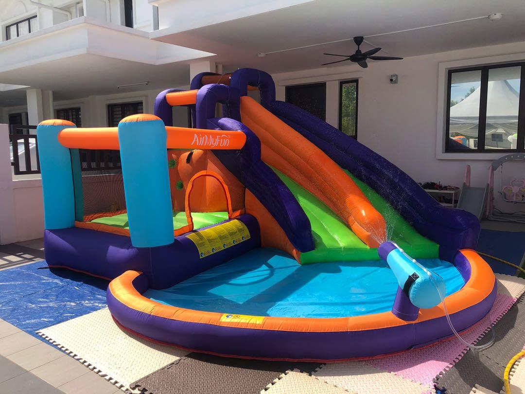 Soopa Doopa Kids Pool Sewa Water Slide Kolam Budak KL, Babies & Kids ...