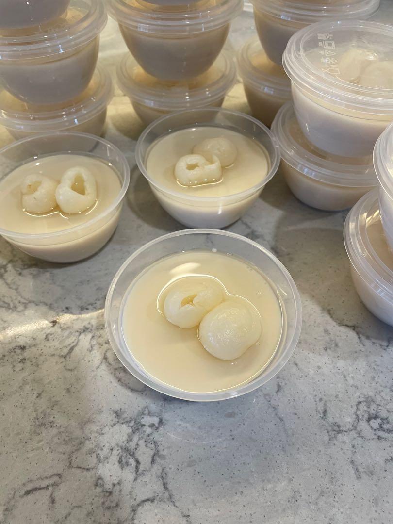 Soy milk longan pudding, Food & Drinks, Homemade Bakes on Carousell