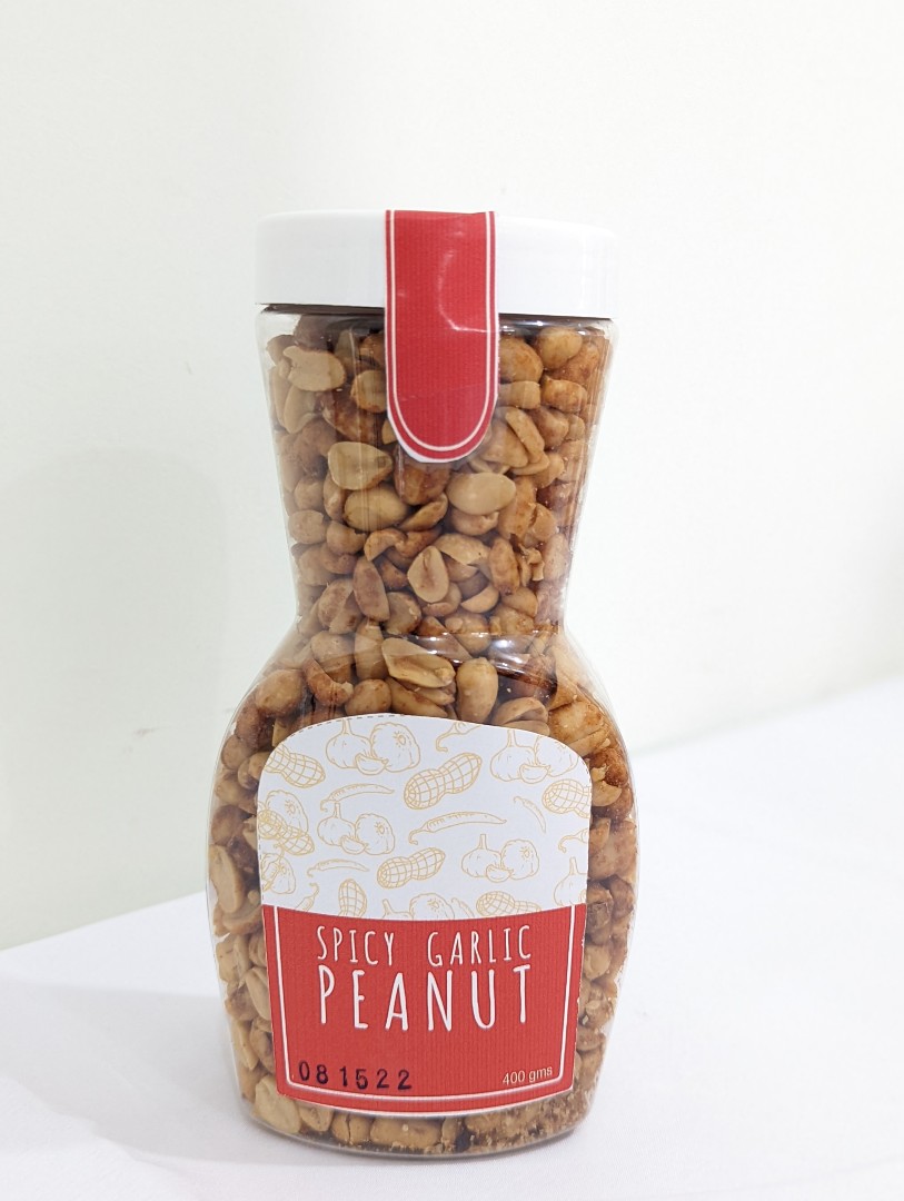 Spicy Garlic Peanuts, Food & Drinks, Packaged & Instant Food on Carousell