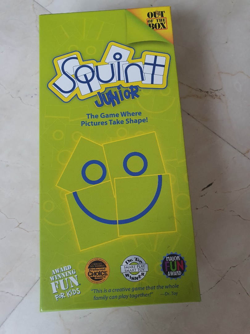 Squint Junior Award Winning Game, Hobbies & Toys, Toys & Games on Carousell