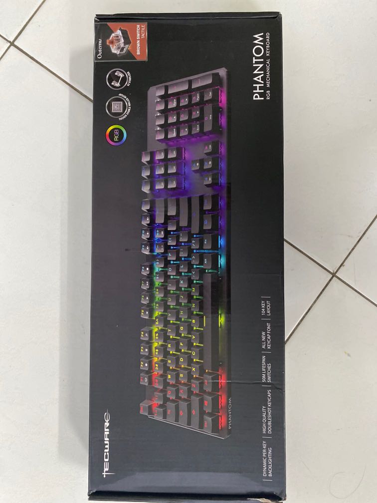 Techware Phantom RGB Keyboard, Computers & Tech, Parts & Accessories ...