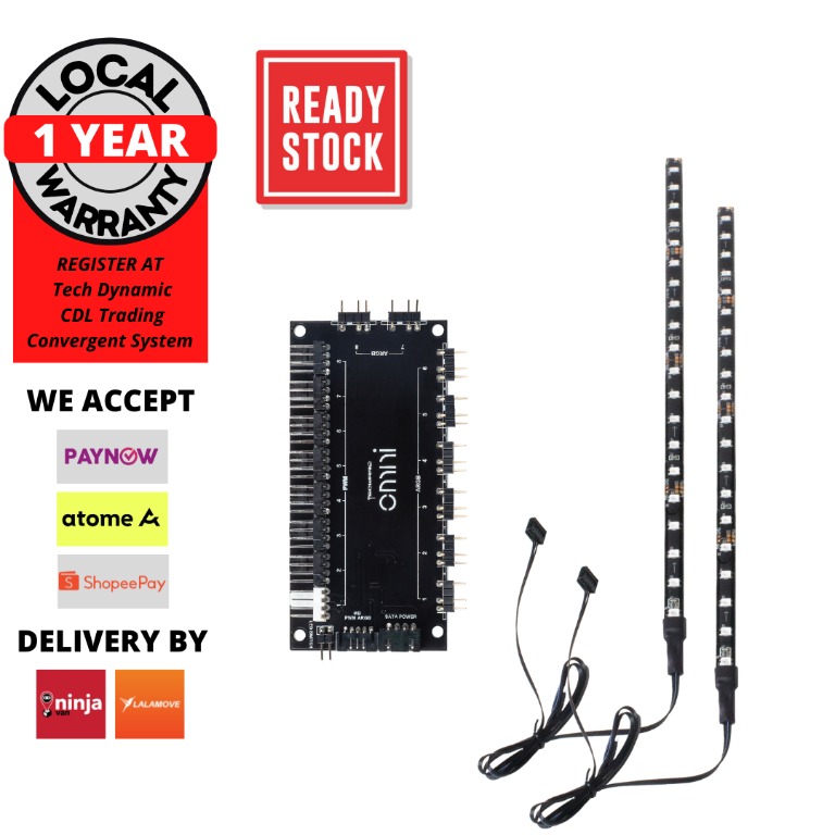 Tecware Orbis LED Strip with Hub, Computers & Tech, Parts & Accessories ...