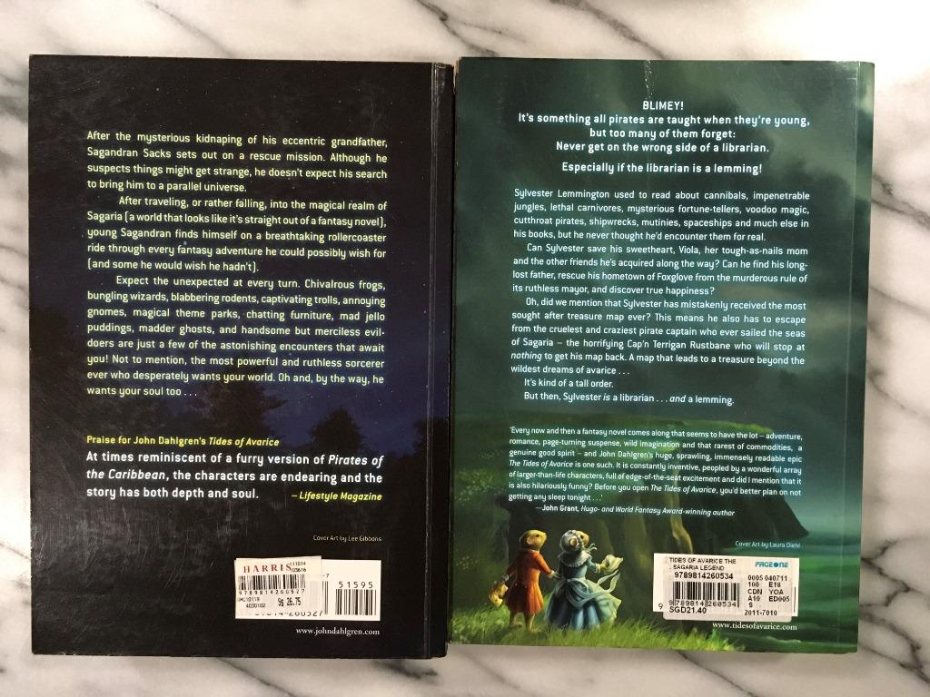 The Tides of Avarice and Sagaria by John Dahlgren, Hobbies & Toys ...