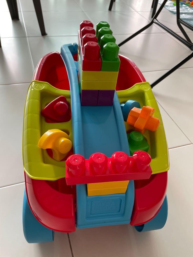Toddler mega Lego trolley set, Babies & Kids, Infant Playtime on Carousell