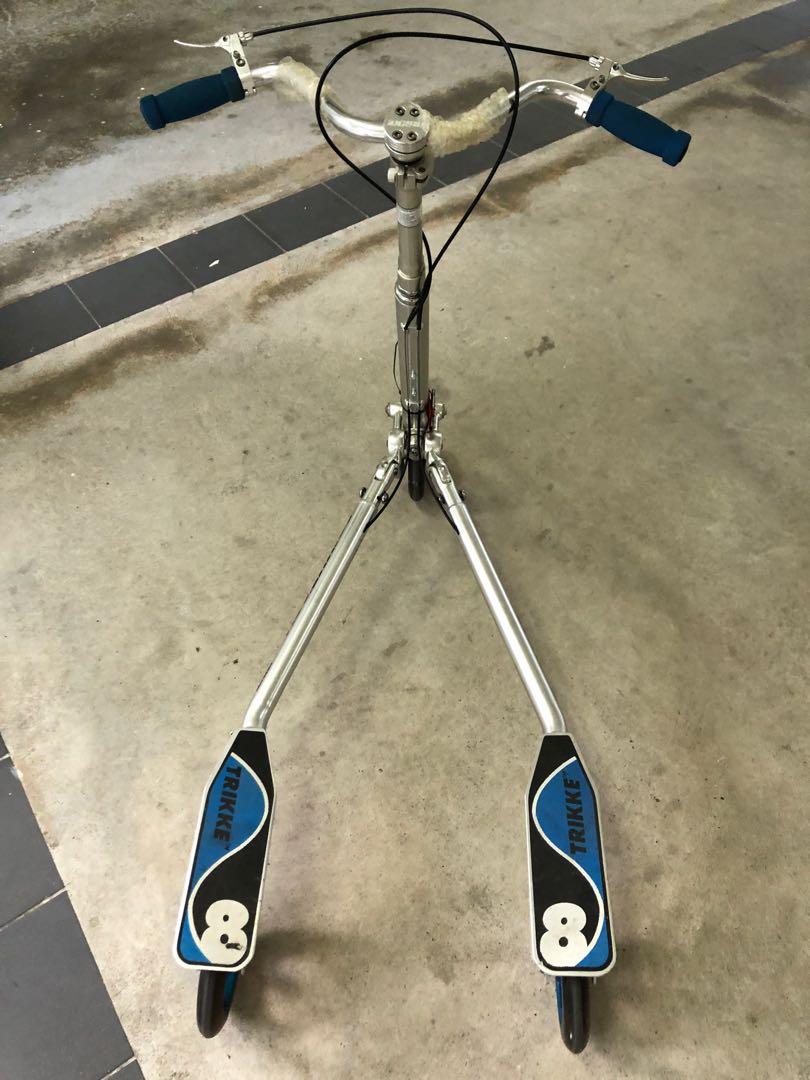 Trikke Tech T8 Series 3-Wheeled Carving Scooter, Sports Equipment ...