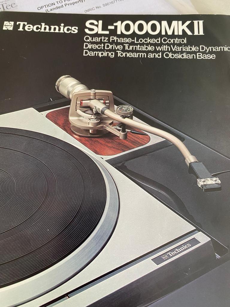 Turntable Technics SL-1000 MKII, TV & Home Appliances, TV ...