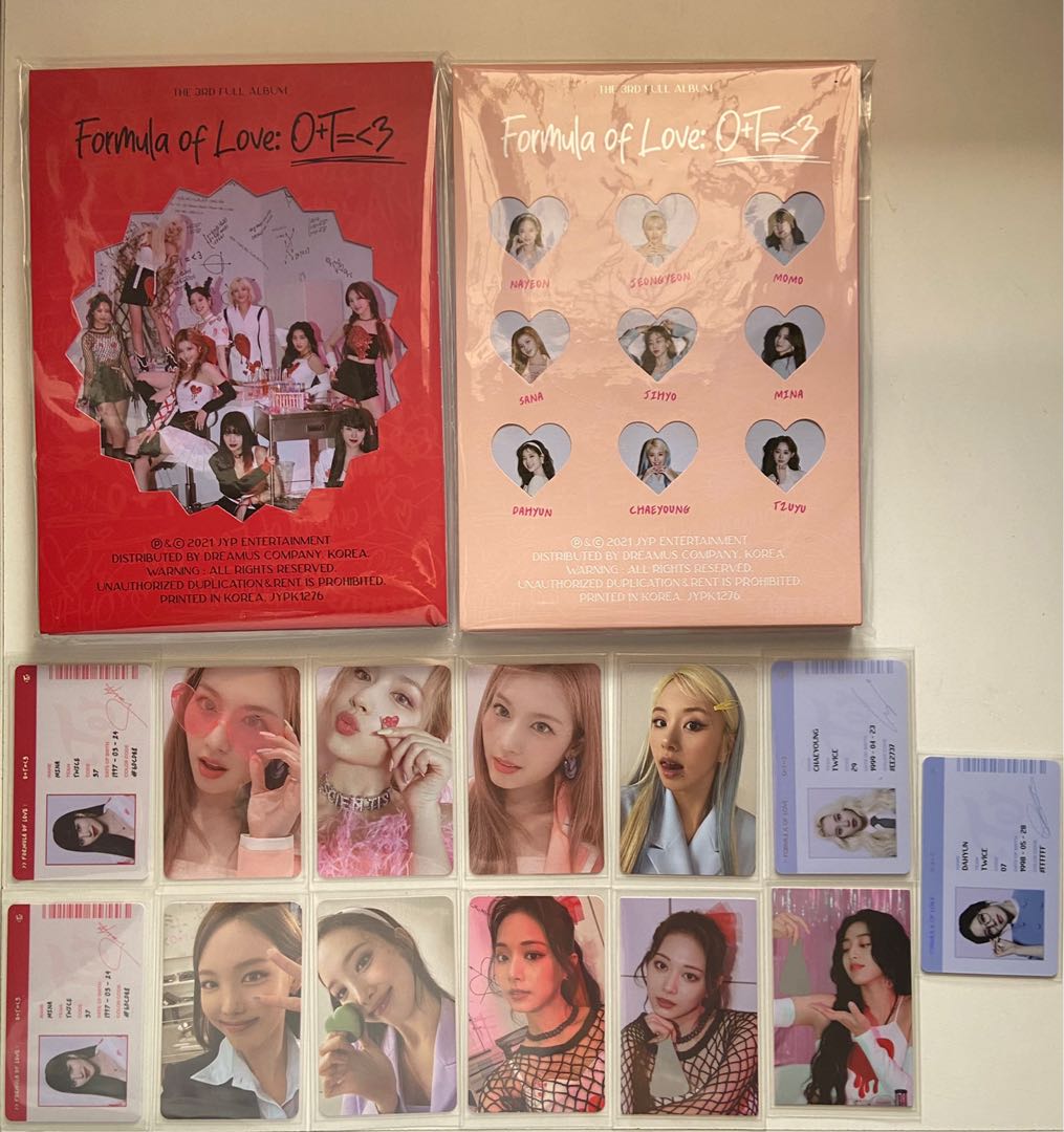 twice set, Hobbies & Toys, Memorabilia & Collectibles, K-Wave on Carousell