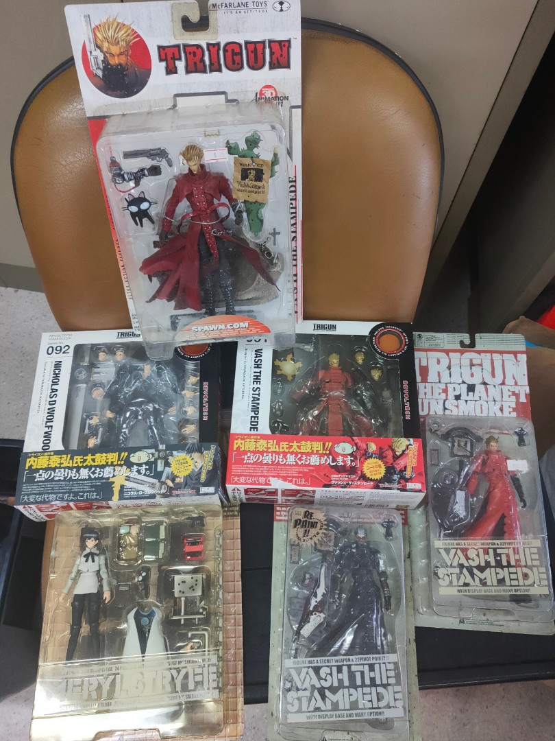 Various Trigun Toys, Hobbies & Toys, Toys & Games on Carousell