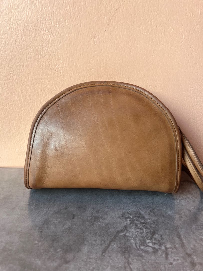 Vintage Coach Kimball Zip in Putty, Luxury, Bags & Wallets on Carousell