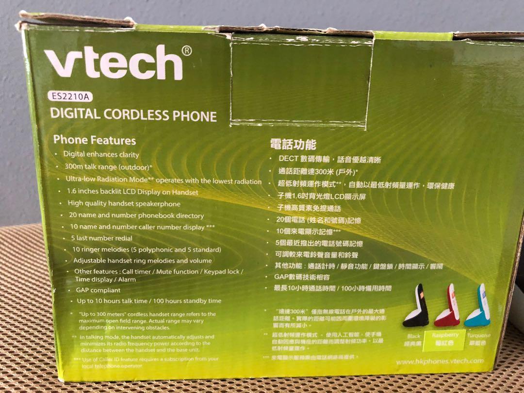 VTech ES2210A Twin Digital Cordless Phone, Mobile Phones & Gadgets, Other Gadgets on Carousell