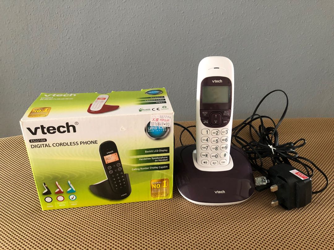 VTech ES2210A Twin Digital Cordless Phone, Mobile Phones & Gadgets, Other Gadgets on Carousell
