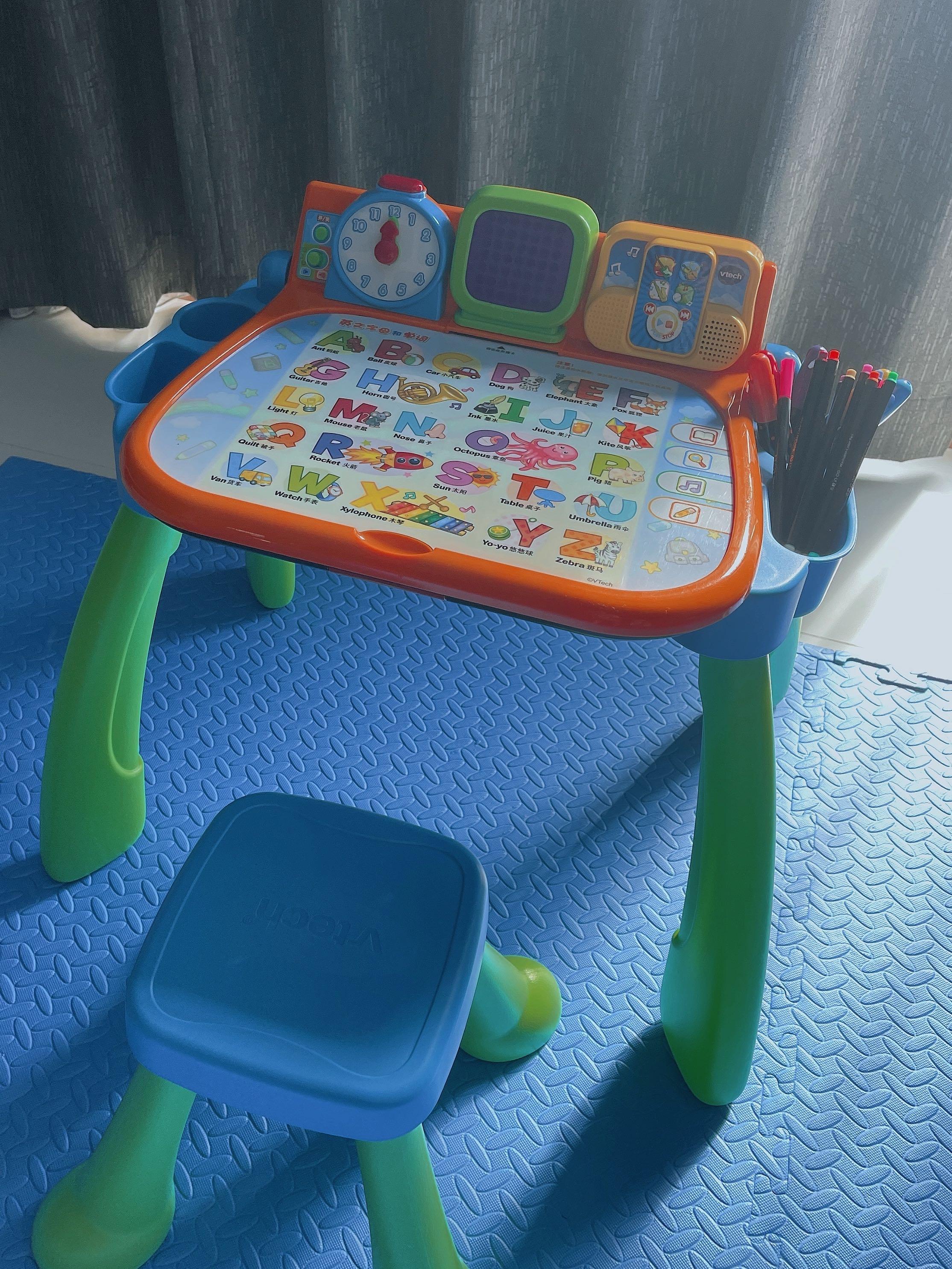 Vtech touch and learn activity desk bilingual , Hobbies & Toys, Toys ...