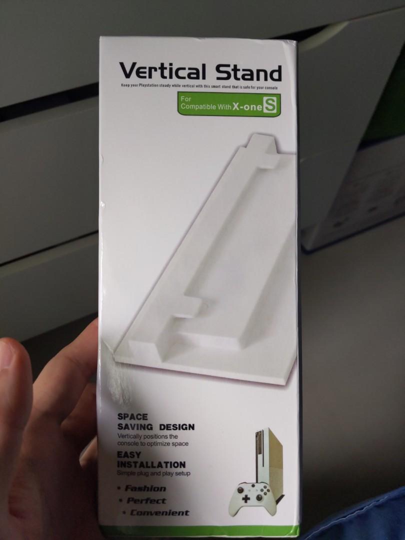 Xbox One S vertical Stand gaming console, Video Gaming, Video Game ...
