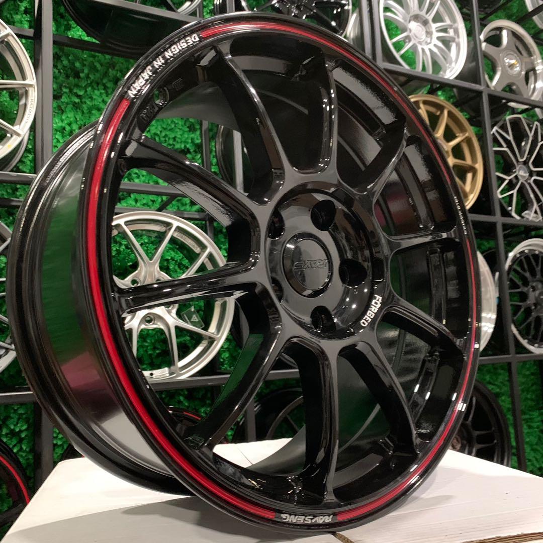 17” Rays ZE40 Design Sport Rims, Car Accessories, Tyres & Rims on Carousell