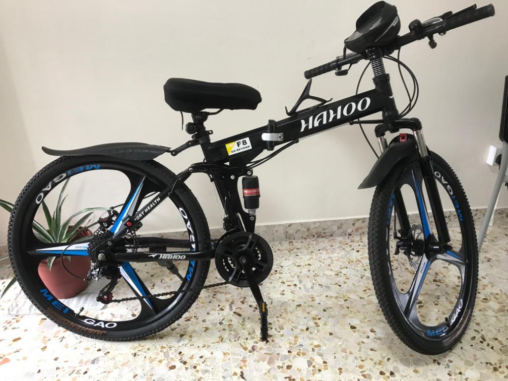 25” Foldable bicycle Hahoo brand with 21 Shimano gear, Sports Equipment ...