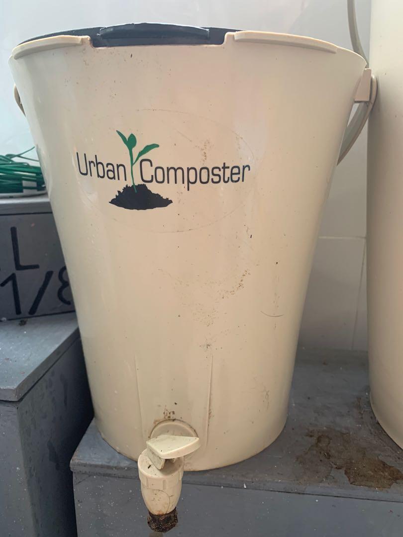2x Urban Composter Bokashi Bins, Furniture & Home Living, Gardening, Garden Soil & Fertilisers ...
