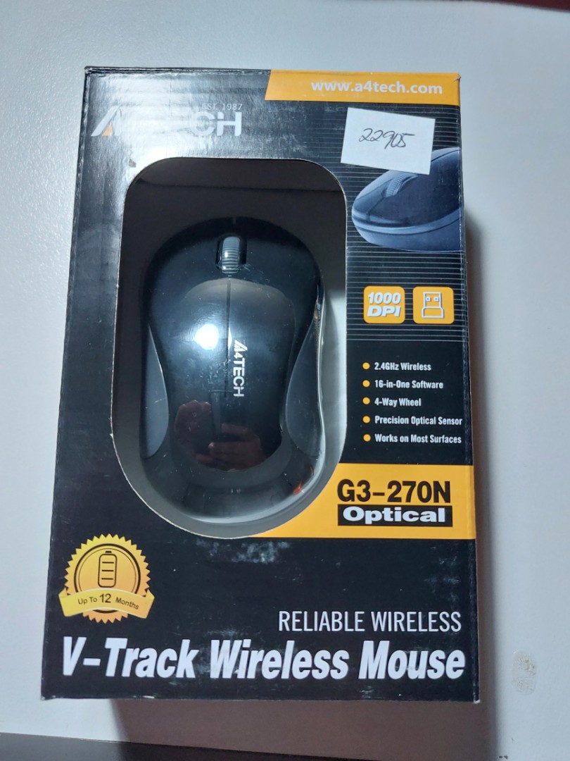 A4 Tech G3-270N Optical, Computers & Tech, Parts & Accessories, Mouse & Mousepads on Carousell