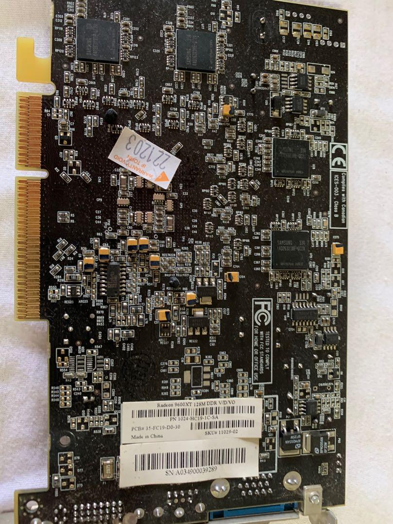 AGP graphic card, Computers & Tech, Parts & Accessories, Computer Parts ...