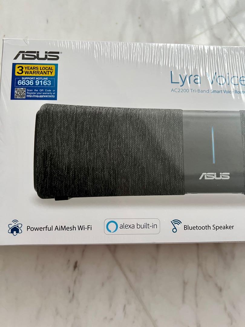 All in one Mesh wifi router bluetooth speaker smart Asus Lyra Voice ...