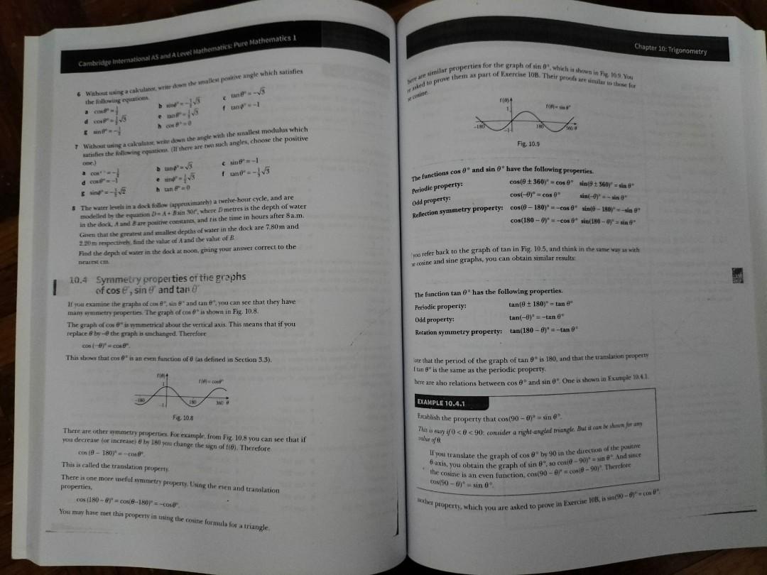 AS Pure Math 1 textbook, Hobbies & Toys, Books & Magazines, Textbooks ...