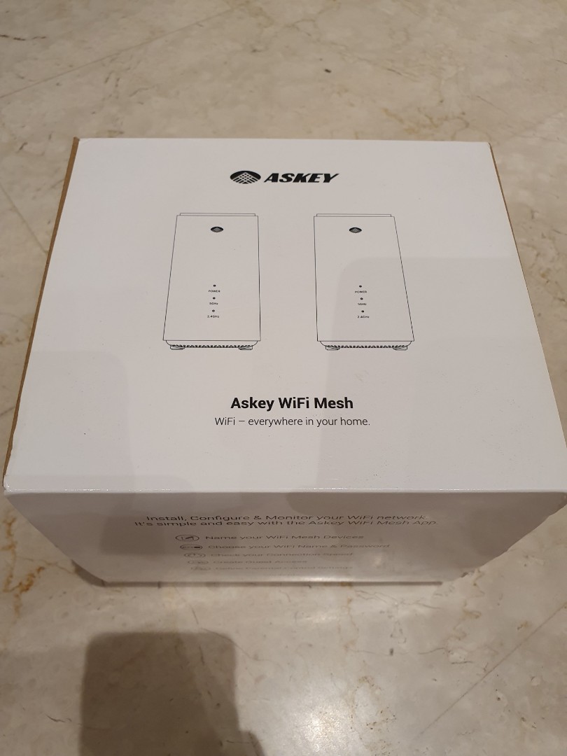 Askey Wifi Mesh AP5100W 2 Units, Computers & Tech, Parts & Accessories ...