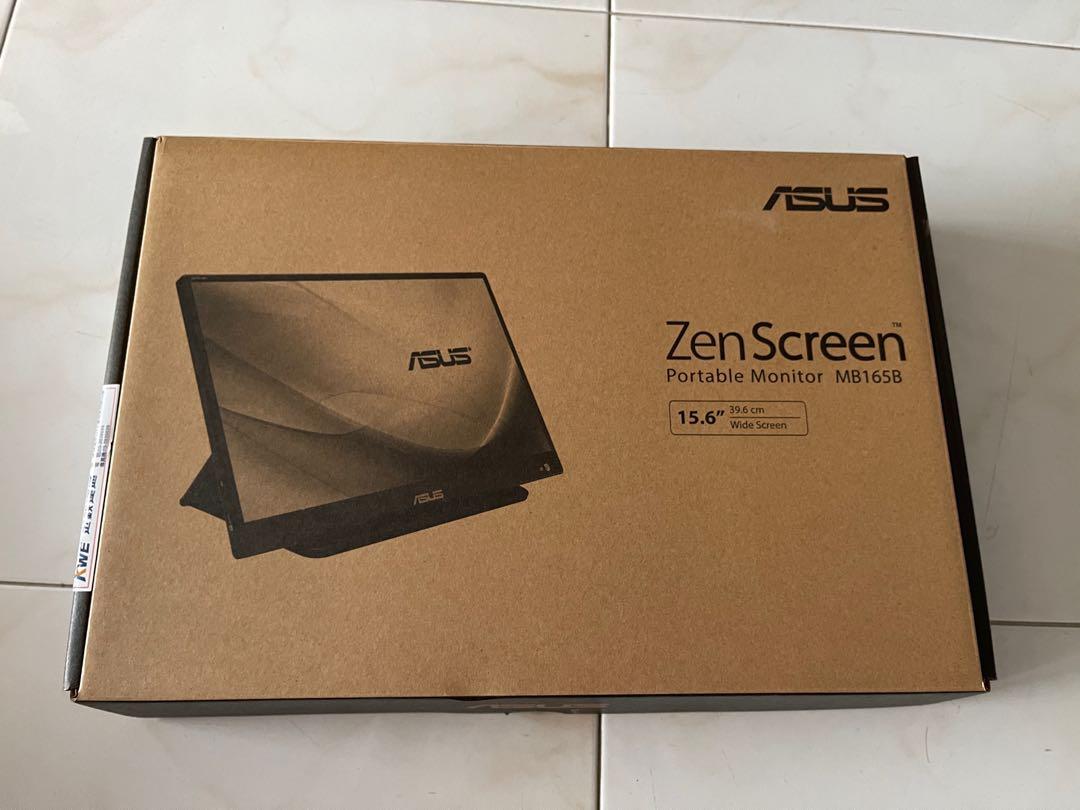 Asus ZenScreen MB165B 15.6 inch portable monitor, Computers & Tech ...