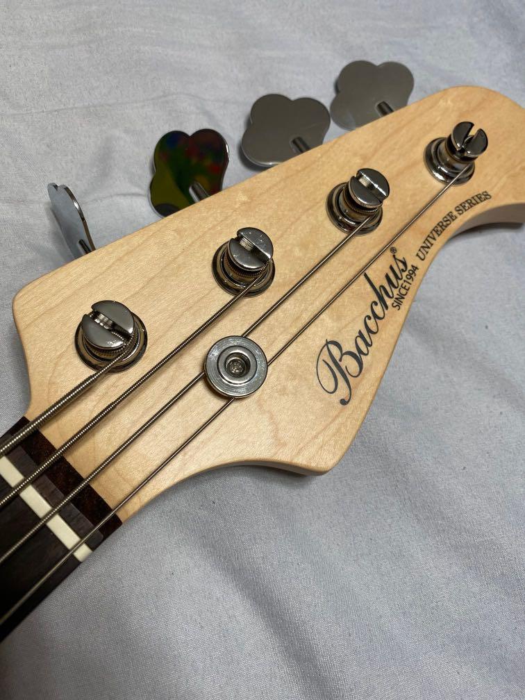 Bacchus Jazz Bass Pastel Blue Electric Bass Guitar, Hobbies & Toys ...