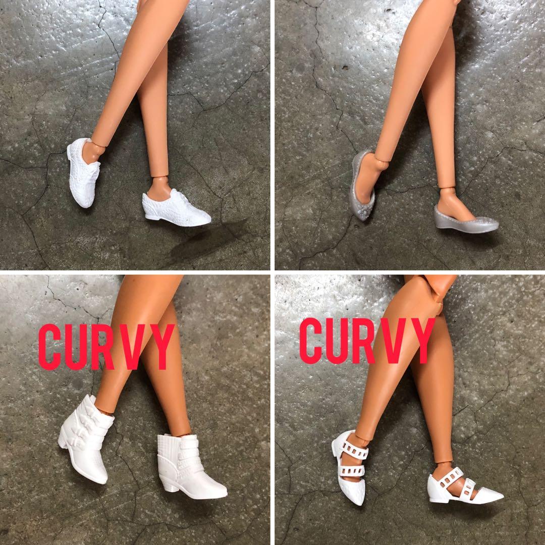 Barbie Curvy Shoes Hobbies And Toys Toys And Games On Carousell
