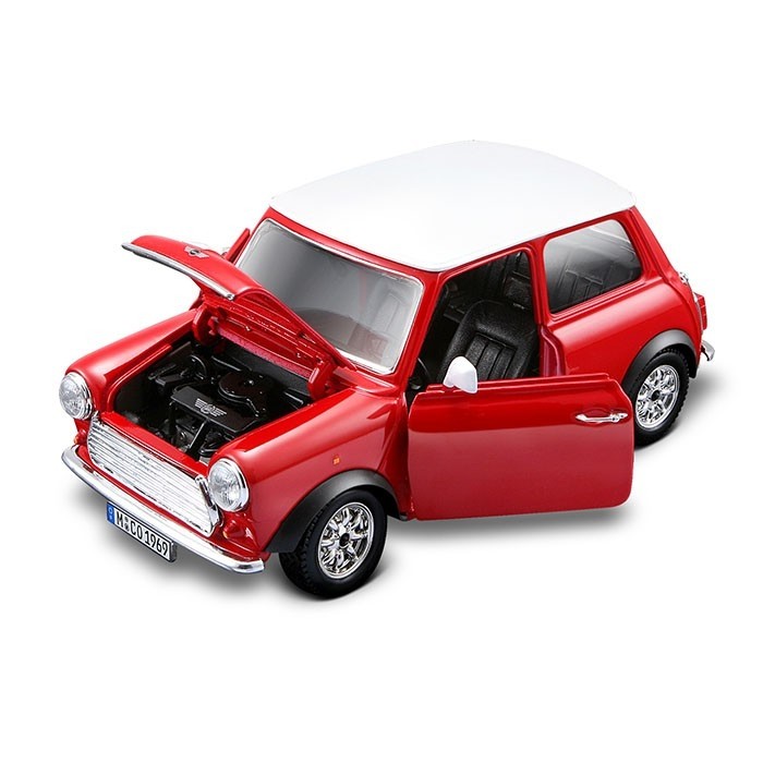 Bburago 1/24 Mini Cooper Red Classic Diecast car model, Hobbies & Toys ...