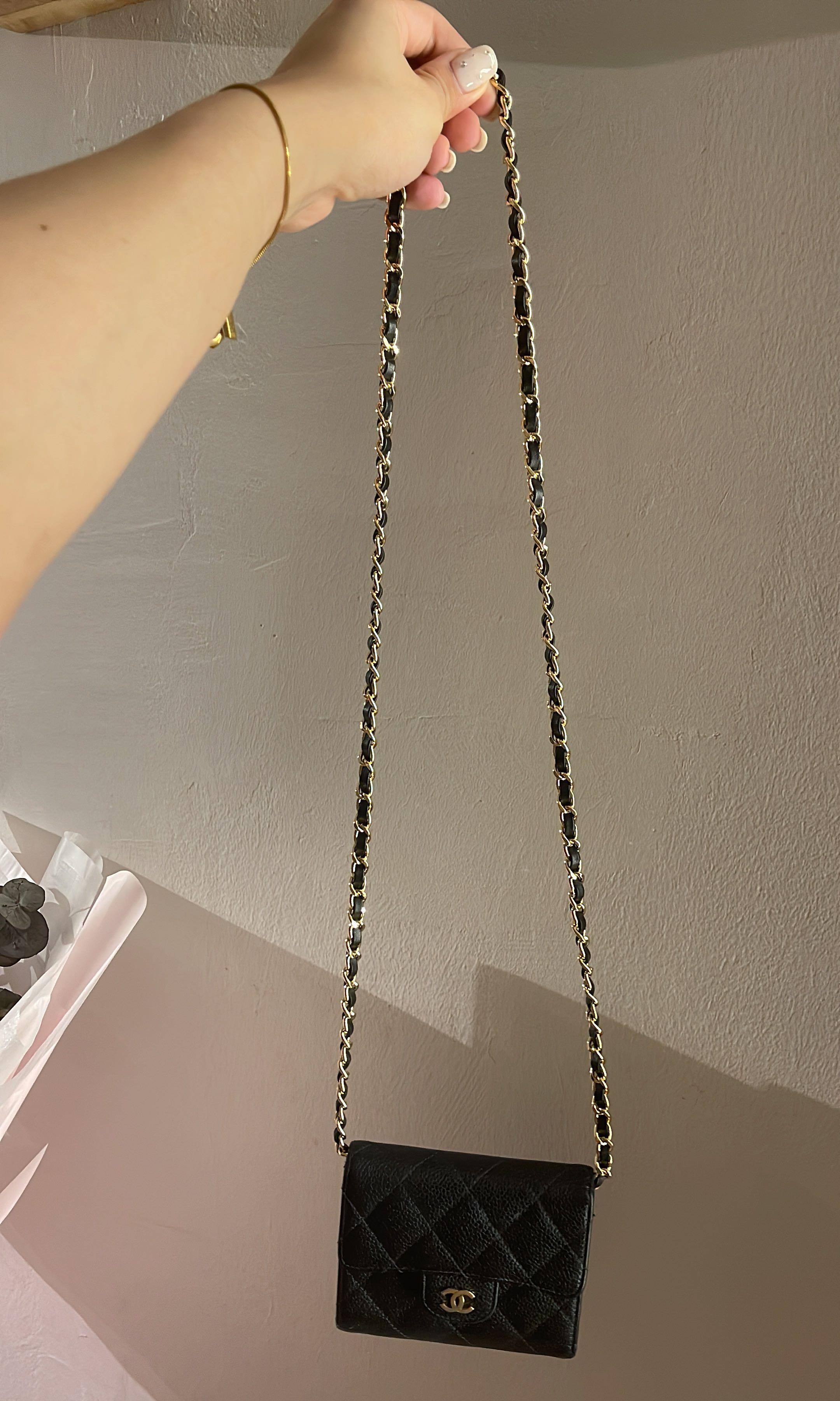 BNIB Chain Extension for Chanel Classic Tri-fold Wallet (DIY WOC ...