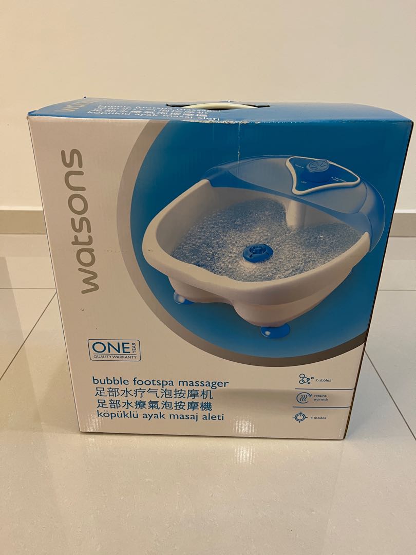 BNIB Watsons Bubble Footspa Massager, Beauty & Personal Care, Foot Care ...