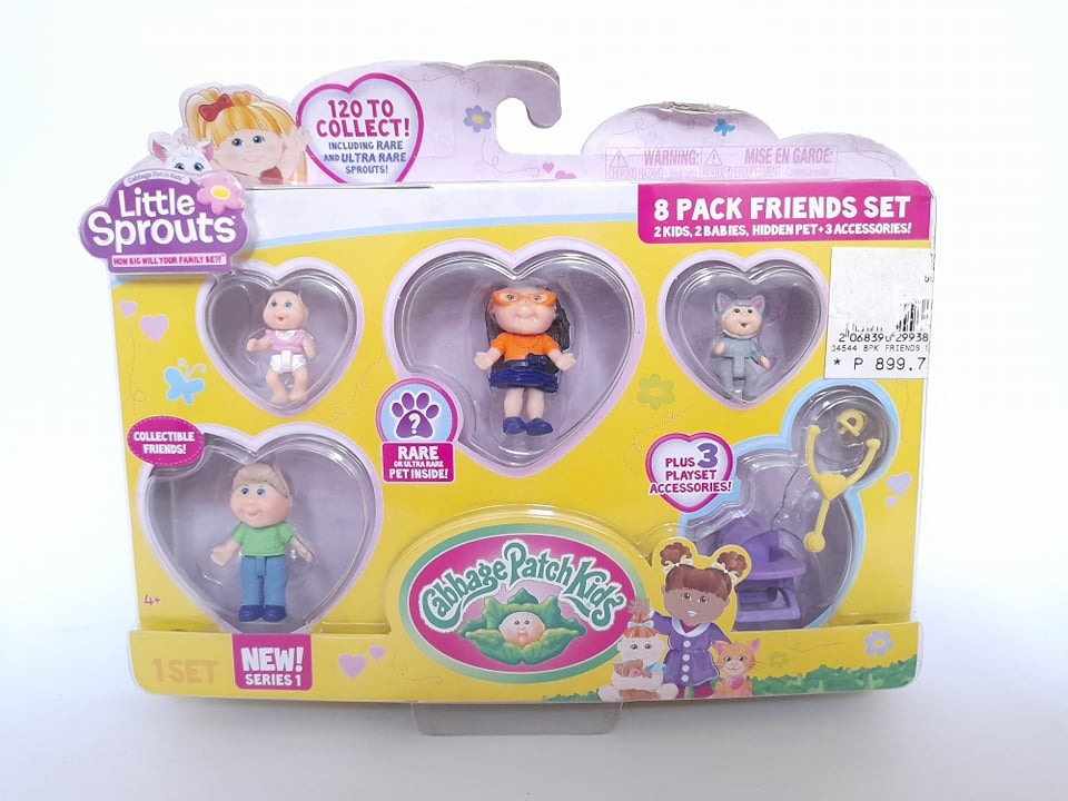 Cabbage Patch Kids CPK Little Sprouts 8 pack friends set figure doll ...