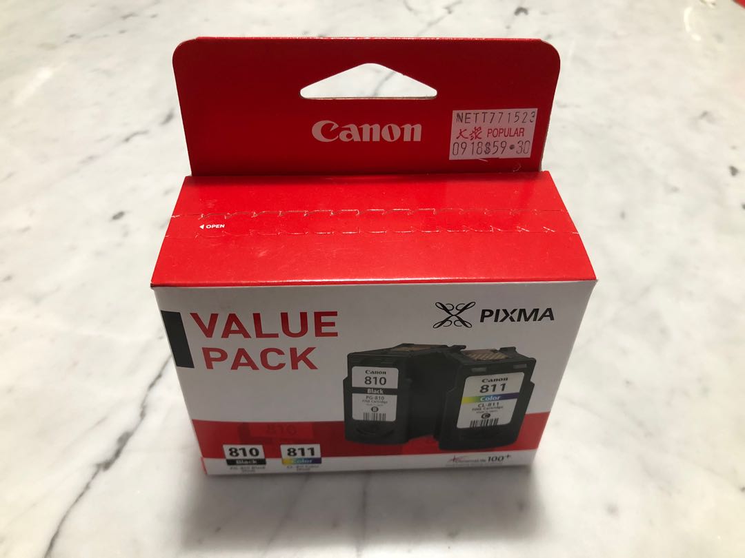 Canon Pixma 810&811 cartridge (original), Computers & Tech, Printers ...
