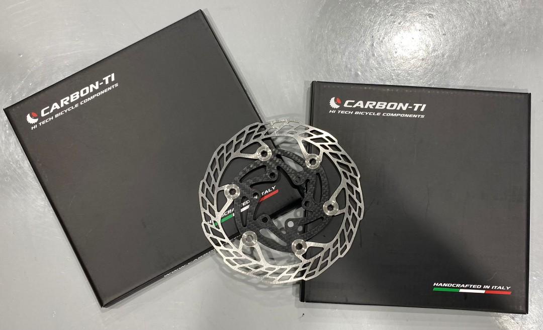 Carbon Ti disc rotors for sale!, Sports Equipment, Bicycles & Parts ...