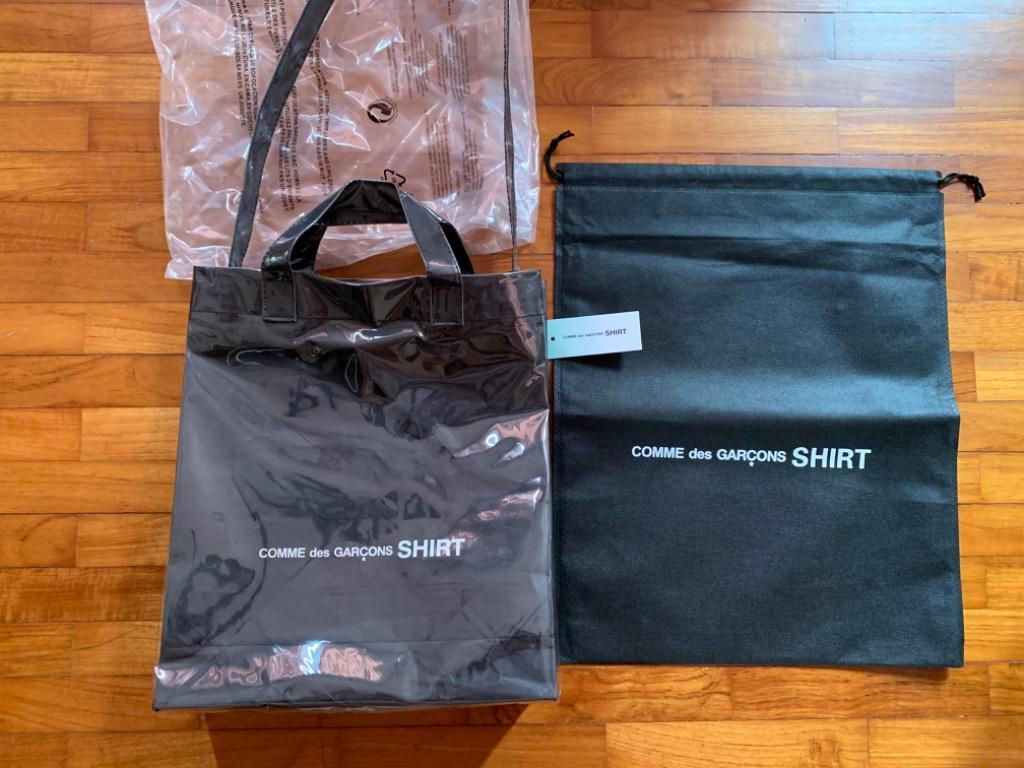 CDG pvc tote bag, Men's Fashion, Bags, Sling Bags on Carousell