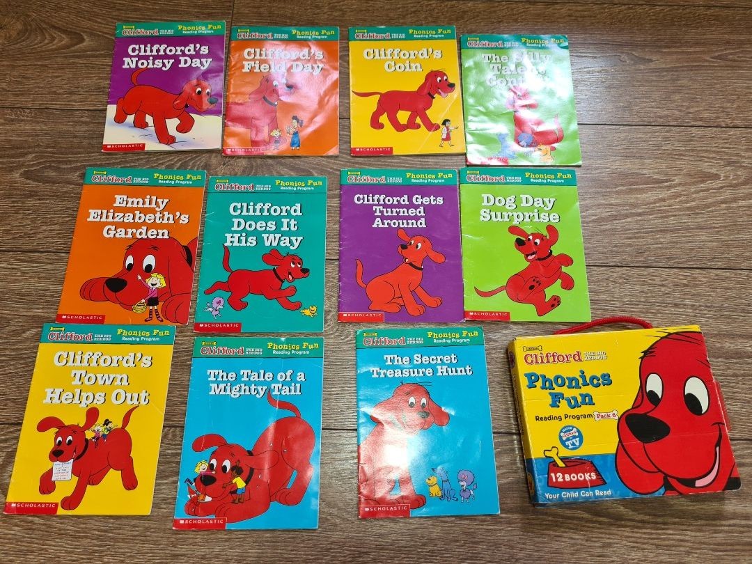 Clifford Phonics Book Set, Hobbies & Toys, Books & Magazines, Children ...