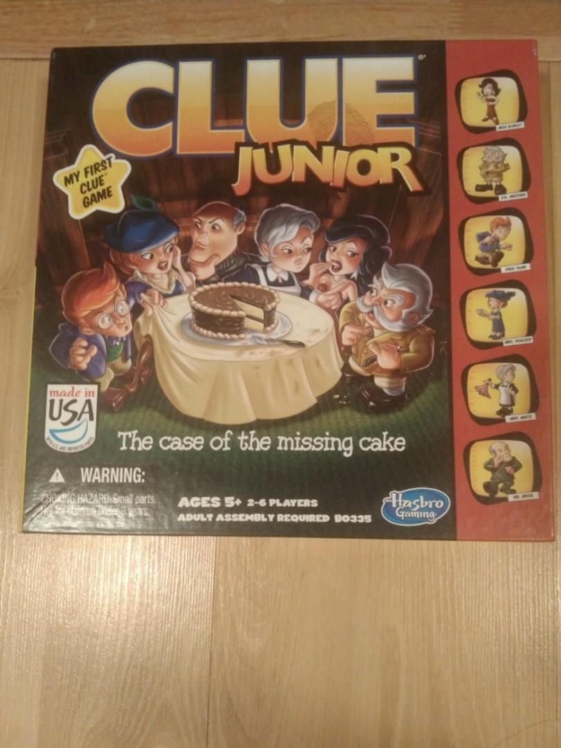 Clue Junior boardgame, Hobbies & Toys, Toys & Games on Carousell