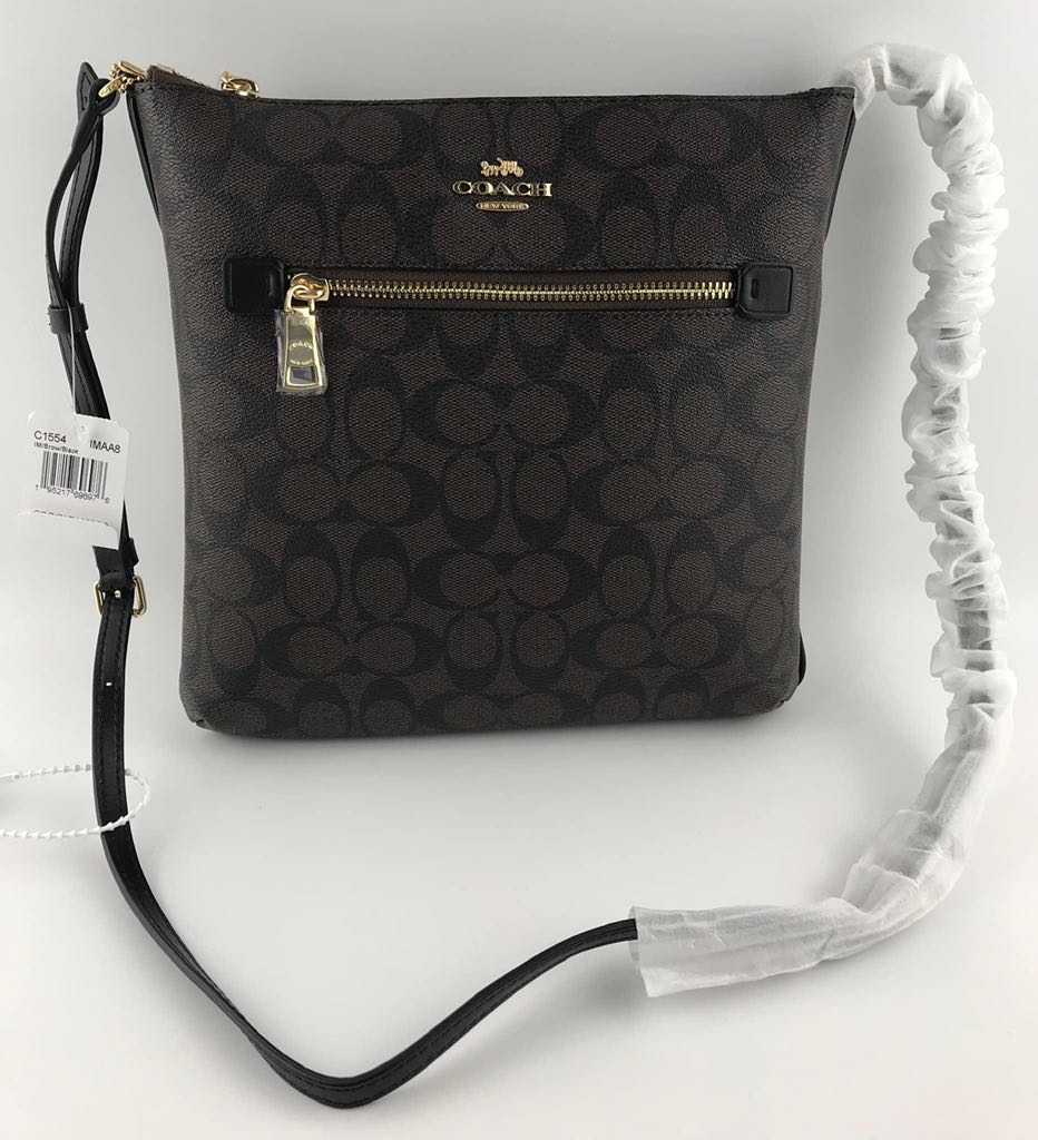 Coach Rowan File Bag in Signature Canvas, Women's Fashion, Bags ...