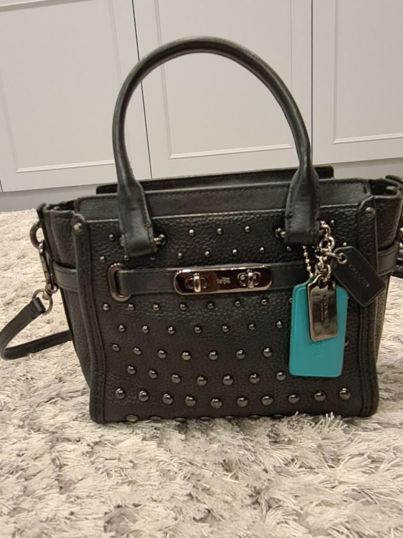 Coach swagger satchel, Women's Fashion, Bags & Wallets, Clutches on ...
